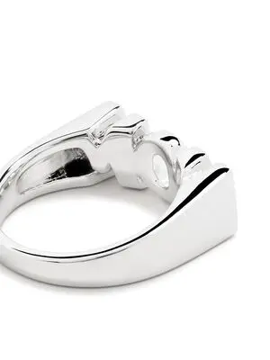 MARIA BLACK Mom Crystal-embellished Ring - Silver
