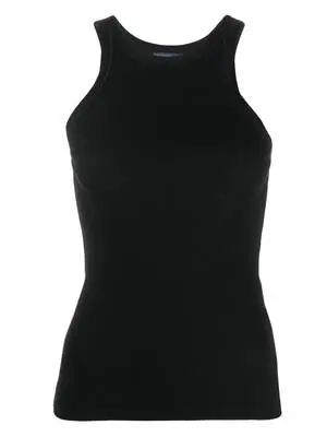 Polo Ralph Lauren Ribbed Knit Tank Top - Black