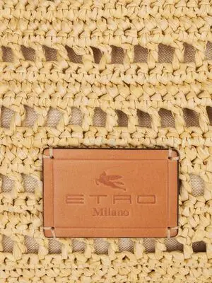 Etro Braided-detail Crossbody Bag - Brown