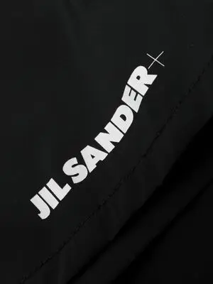 JIL SANDER Embroidered-logo Swim Shorts - Black