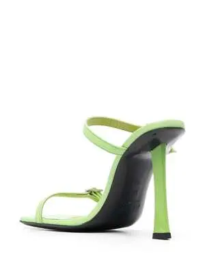By Far Flick 90mm Sandals - Green