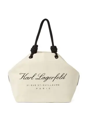 Karl Lagerfeld Hotel Karl Beach Tote Bag