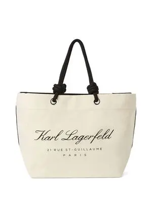 Karl Lagerfeld Hotel Karl Beach Tote Bag