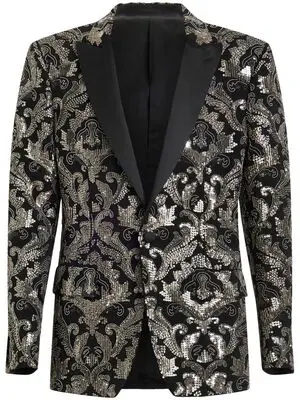 Etro Bead-embellished Single-breasted Blazer