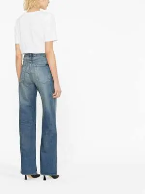 Saint Laurent High-waisted Bootcut Jeans