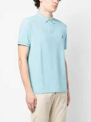 Polo Ralph Lauren Piqué Polo Shirt - Blue