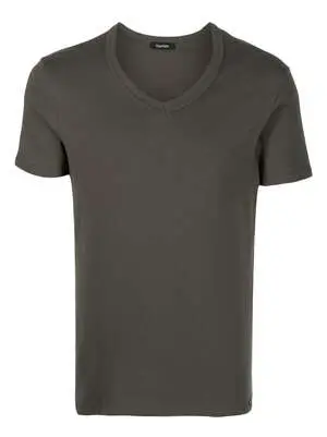 TOM FORD V-neck Short-sleeve T-shirt - Green