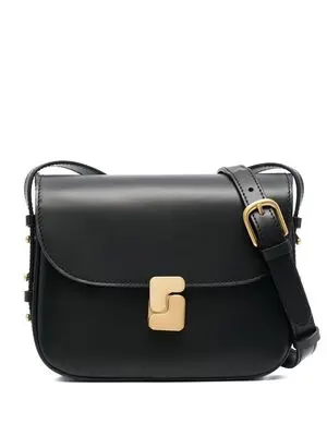 Soeur Leather Shoulder Bag