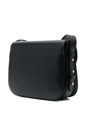 Soeur Leather Shoulder Bag
