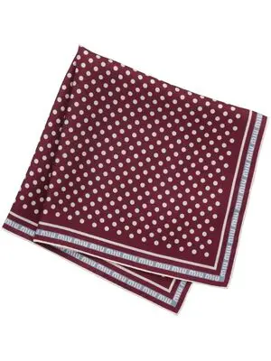 Miu Miu Silk Polka Dot-print Scarf