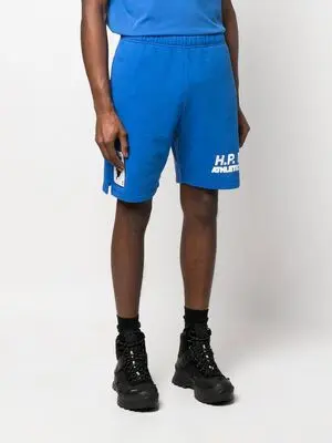 Heron Preston Patch-detail Track Shorts - Blue