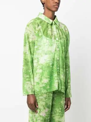 Henrik Vibskov Printed Plissé Shirt