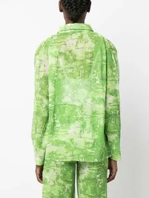 Henrik Vibskov Printed Plissé Shirt