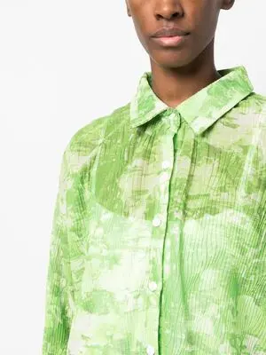 Henrik Vibskov Printed Plissé Shirt