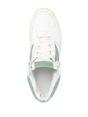 Rhude Rhecess-hi Leather Sneakers