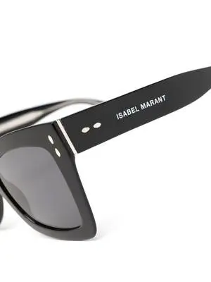 Isabel Marant Square Frame Sunglasses - Black