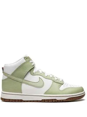 Nike Dunk High Inspected Swoosh Sneakers - Green