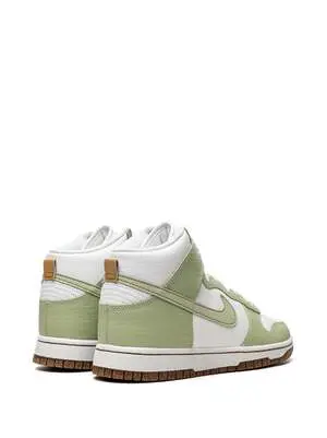 Nike Dunk High Inspected Swoosh Sneakers - Green