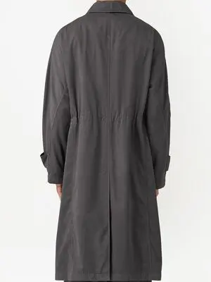 Burberry Cotton Twill Car Coat - Grey