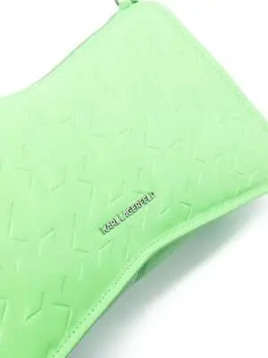 Karl Lagerfeld K/seven Monogram Shoulder Bag - Green