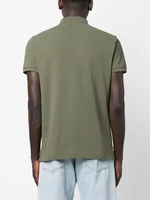 Polo Ralph Lauren Embroidered-logo Detail Polo Shirt - Green