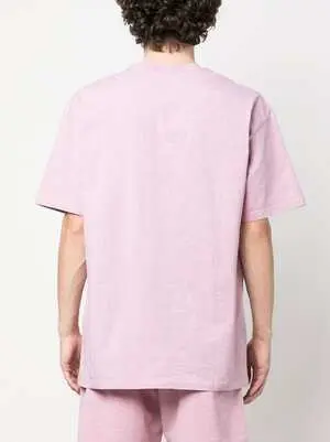 MSGM Embroidered-logo Cotton T-shirt