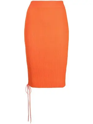 Off-white Ribbed Skirts