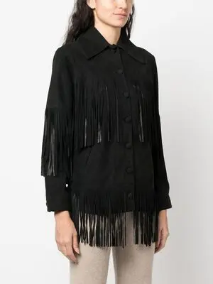 DANCASSAB Rimon Fringed Leather Jacket