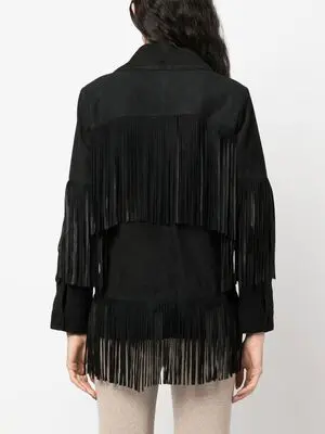 DANCASSAB Rimon Fringed Leather Jacket