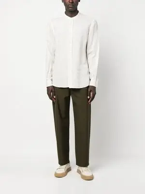 Aspesi Long-sleeved Linen Shirt