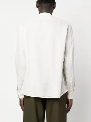 Aspesi Long-sleeved Linen Shirt