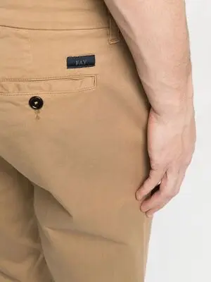 FAY Slim-fit Trousers - Brown