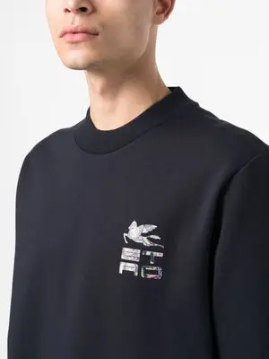Etro Logo-print Cotton Sweater