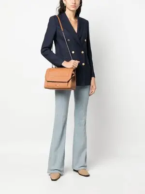 LANCEL Foldover Tote Bag - Brown
