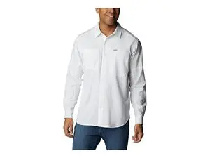 Columbia Silver Ridgetm Utility Lite Long Sleeve Men's Clothing Black White