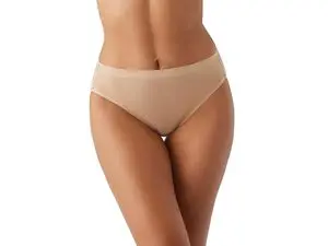 Wacoal Understated Cotton Hi Cut Women's Underwear Orchid Hush Beige