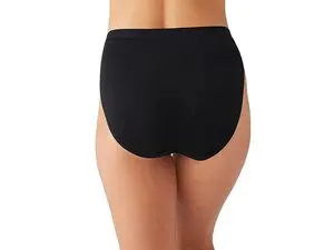 Wacoal Understated Cotton Hi Cut Underwear Orchid Hush - Black