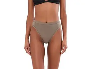 Wacoal Understated Cotton Hi Cut Underwear - Olive