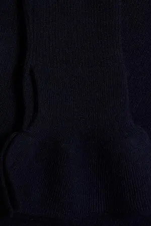 Safiyaa Ginny Ribbed Cashmere Sweater With Fluted Cuffs