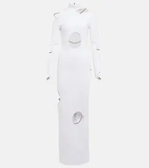 CHRISTOPHER KANE Embellished Maxi Dress - White