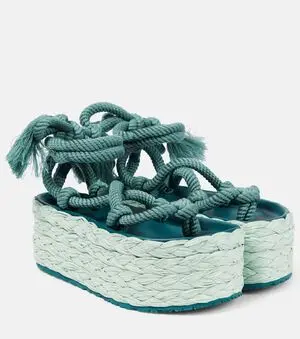 Isabel Marant Étoile Elif Platform Espadrille Sandals