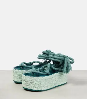 Isabel Marant Étoile Elif Platform Espadrille Sandals