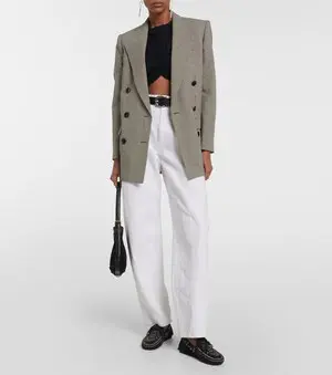 Isabel Marant Étoile Freen Embellished Suede Moccasins