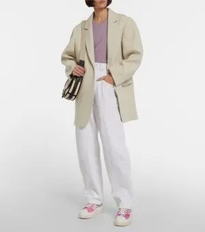 Isabel Marant Étoile Austin Printed High-top Sneakers
