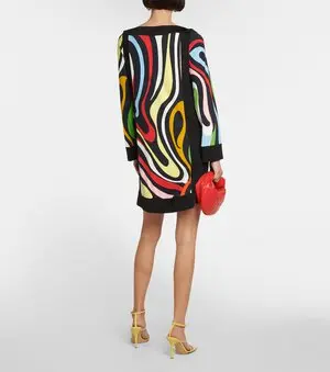Emilio Pucci Marmo Jersey Minidress