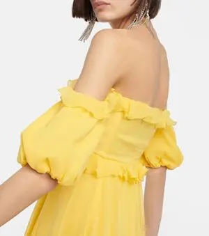 Giambattista Valli Off-the-shoulder Silk Gown
