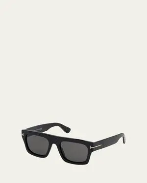 TOM FORD Fausto Square Sunglasses - Black