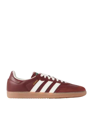 Burgundy adidas Samba Shoes