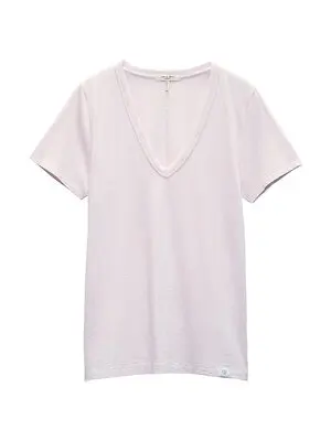 Rag & Bone The Slub V-neck T-shirt Blush