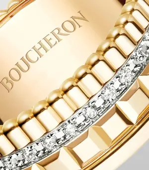 Boucheron Small And Diamond Quatre Radiant Ring